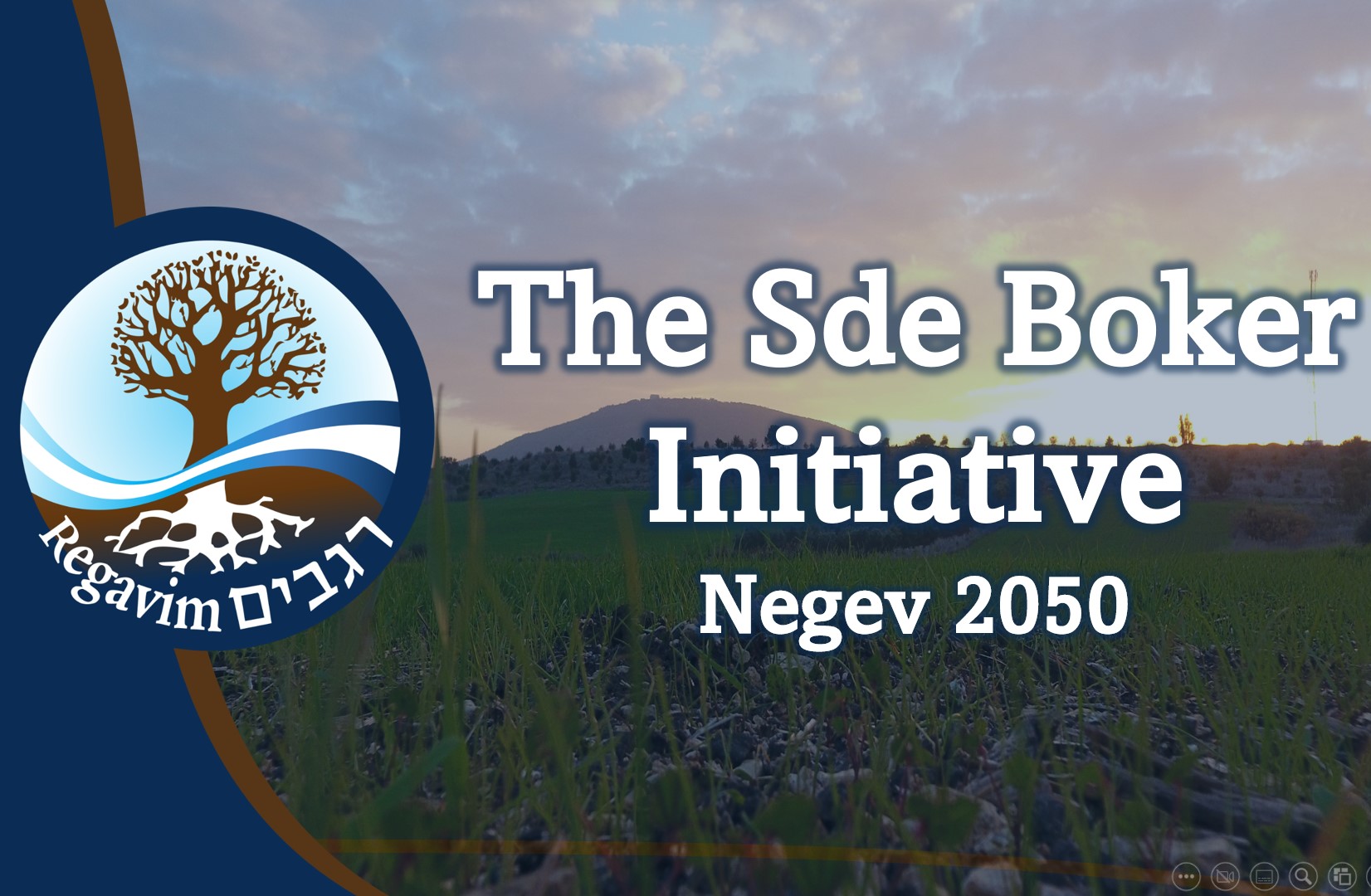 The Sde Boker Initiative: a vision for the Negev 2050 - Regavim
